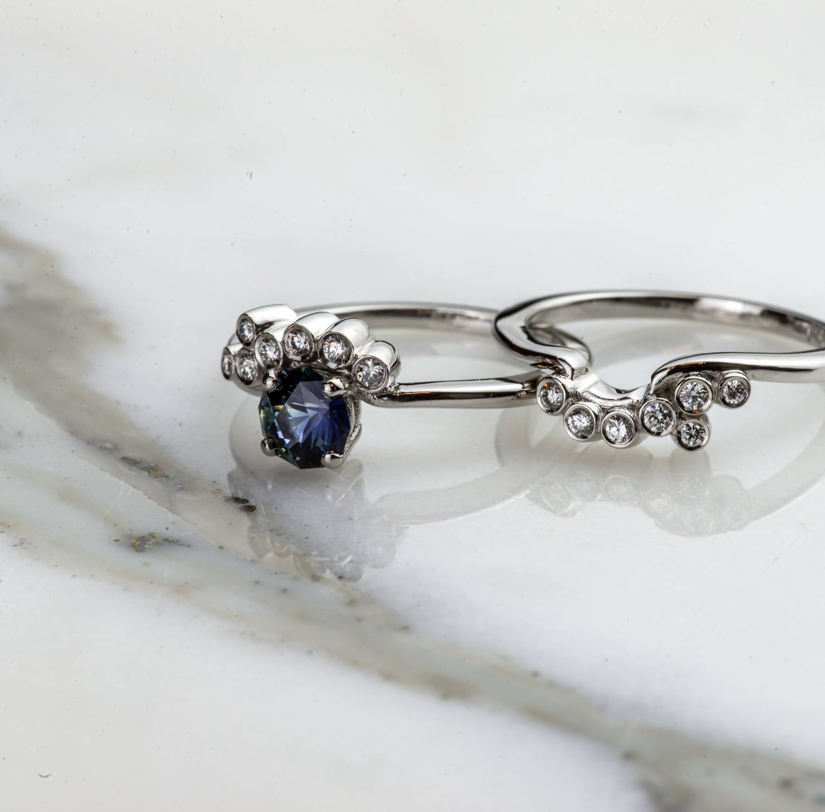 Cluster Engagement & Wedder Set – Laher