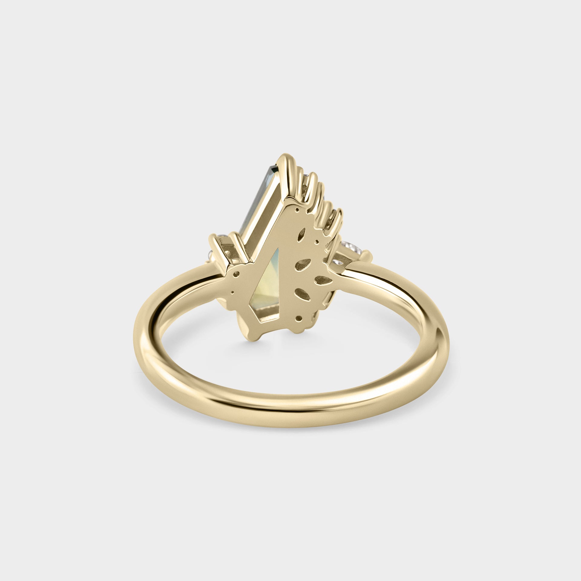 1.30ct Irregular Cluster of Sapphire & Diamond – Laher